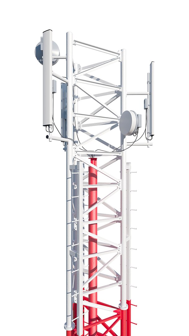 3D Cell Tower Model - TurboSquid 1673469