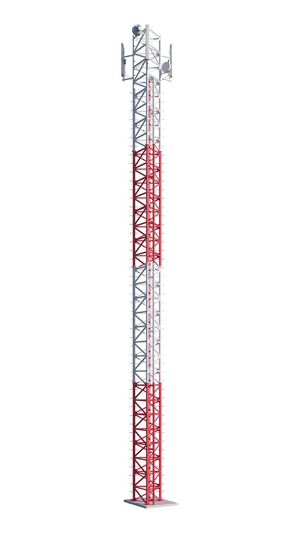 3D Cell Tower Model - TurboSquid 1673469
