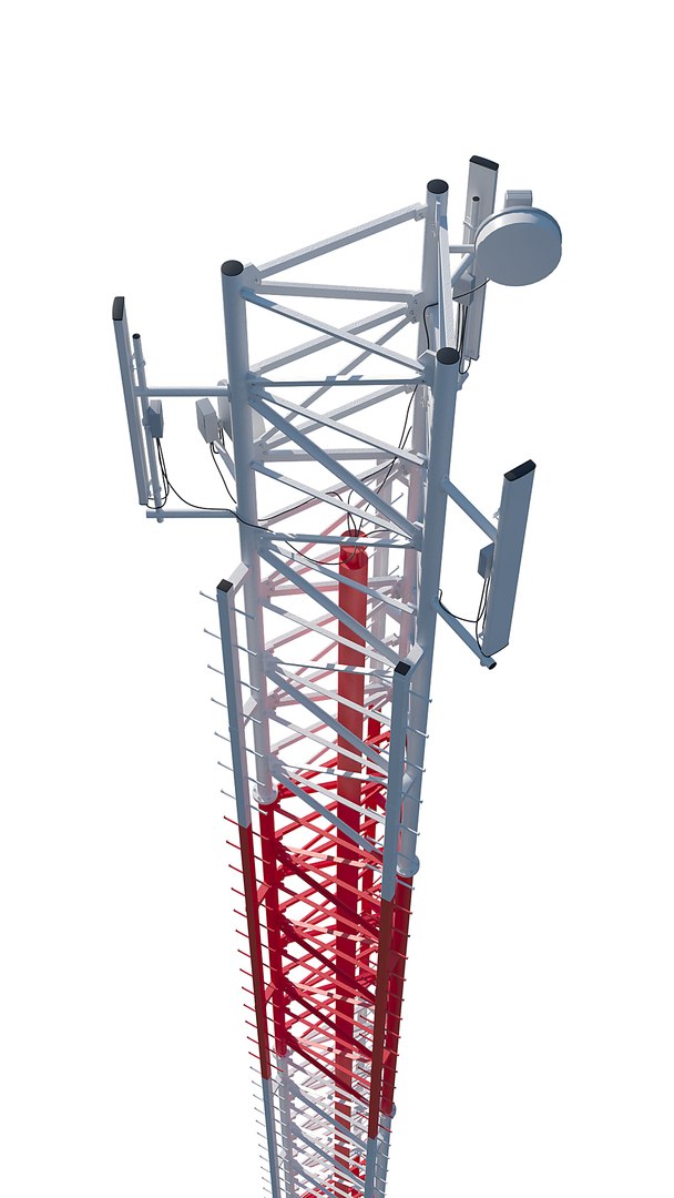 3D Cell Tower Model - TurboSquid 1673469