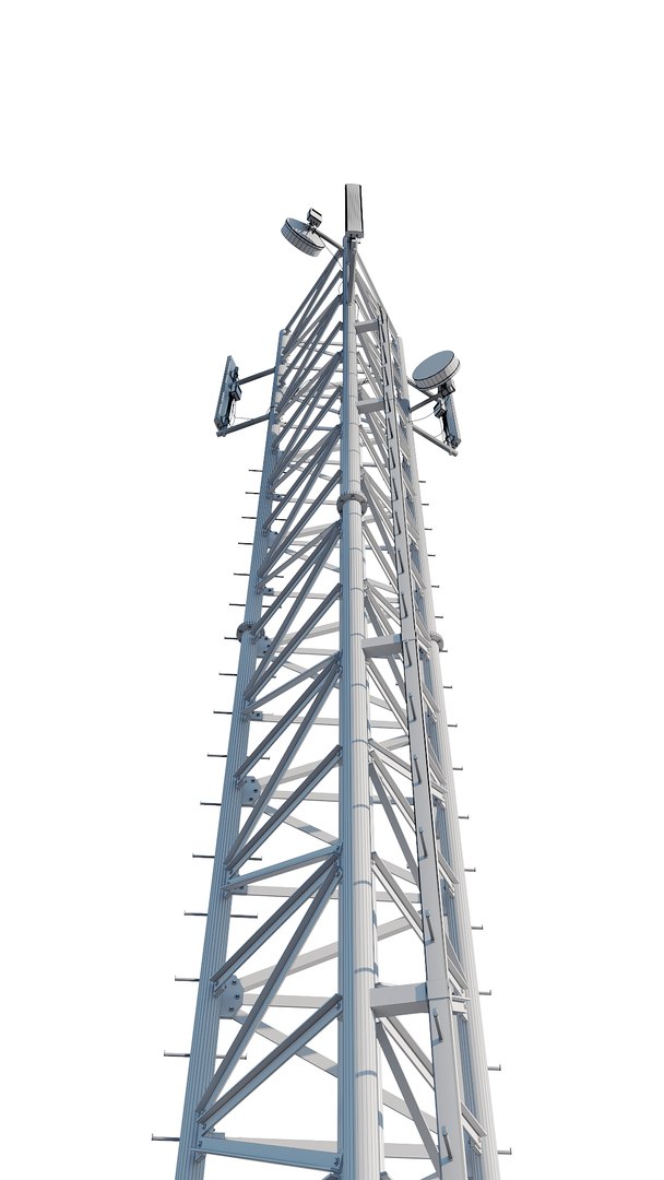 3D cell tower model - TurboSquid 1673469
