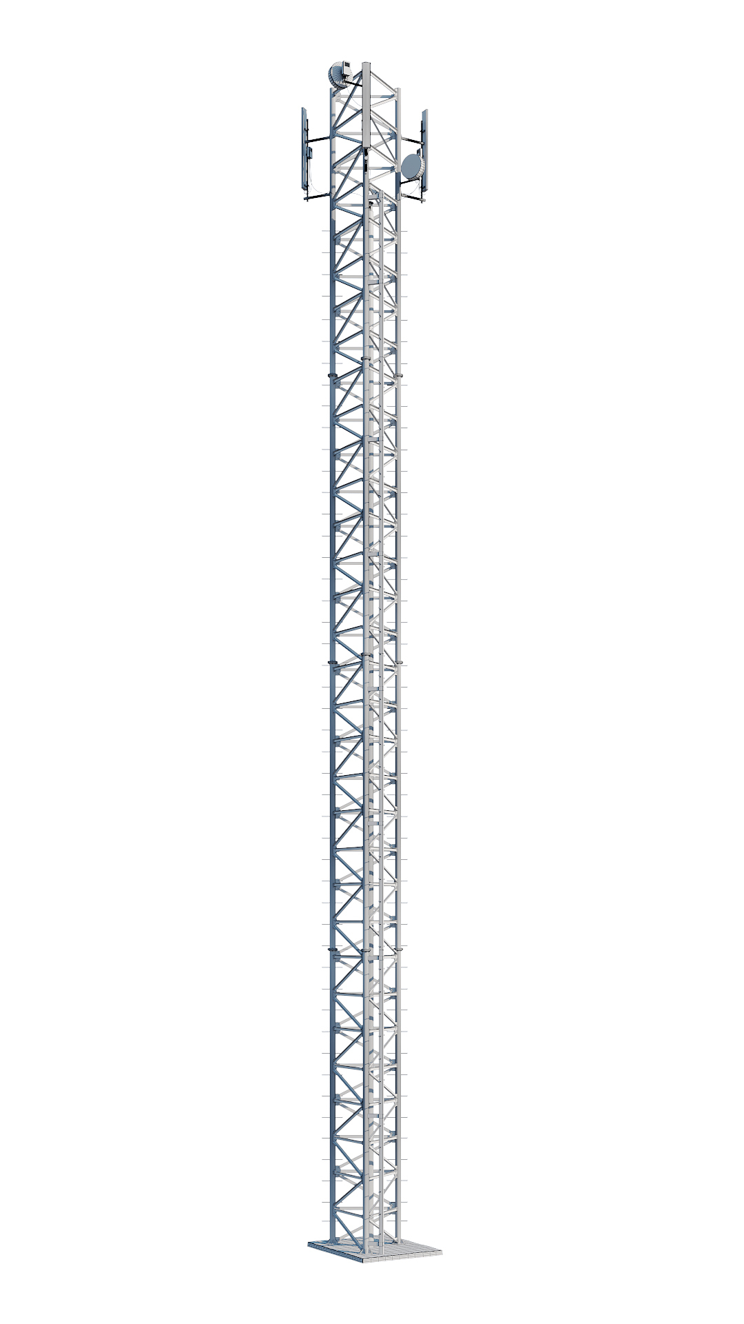 3D cell tower model - TurboSquid 1673469