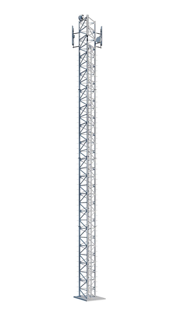 3D cell tower model - TurboSquid 1673469