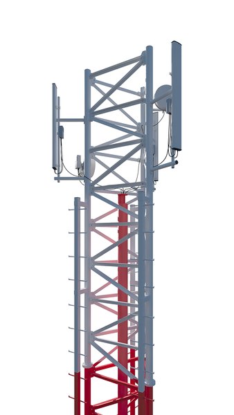 3D cell tower model - TurboSquid 1673469