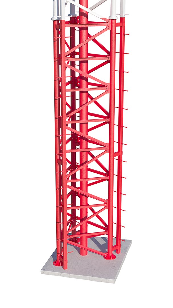 3D Cell Tower Model - TurboSquid 1673469