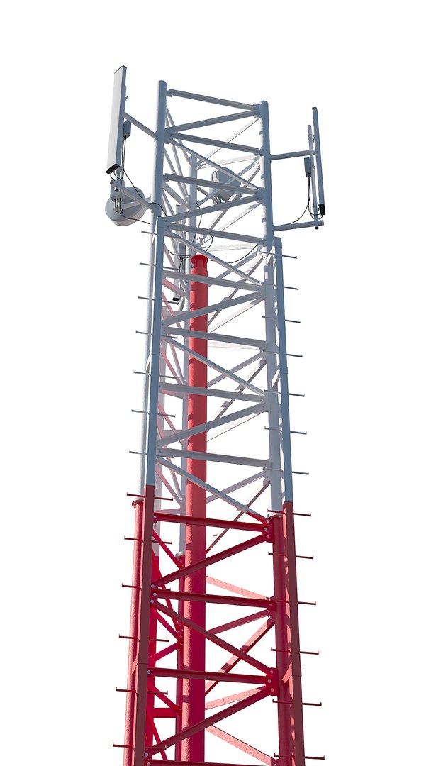 3D Cell Tower Model - TurboSquid 1673469