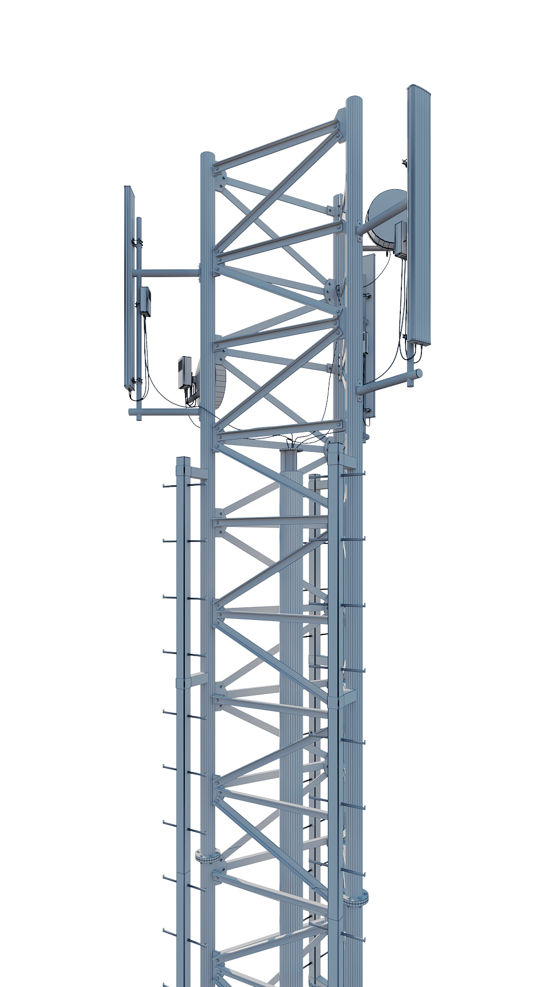 3D cell tower model - TurboSquid 1673469