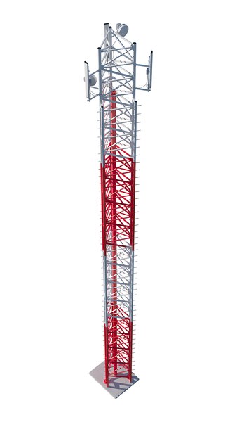 3D cell tower model - TurboSquid 1673469