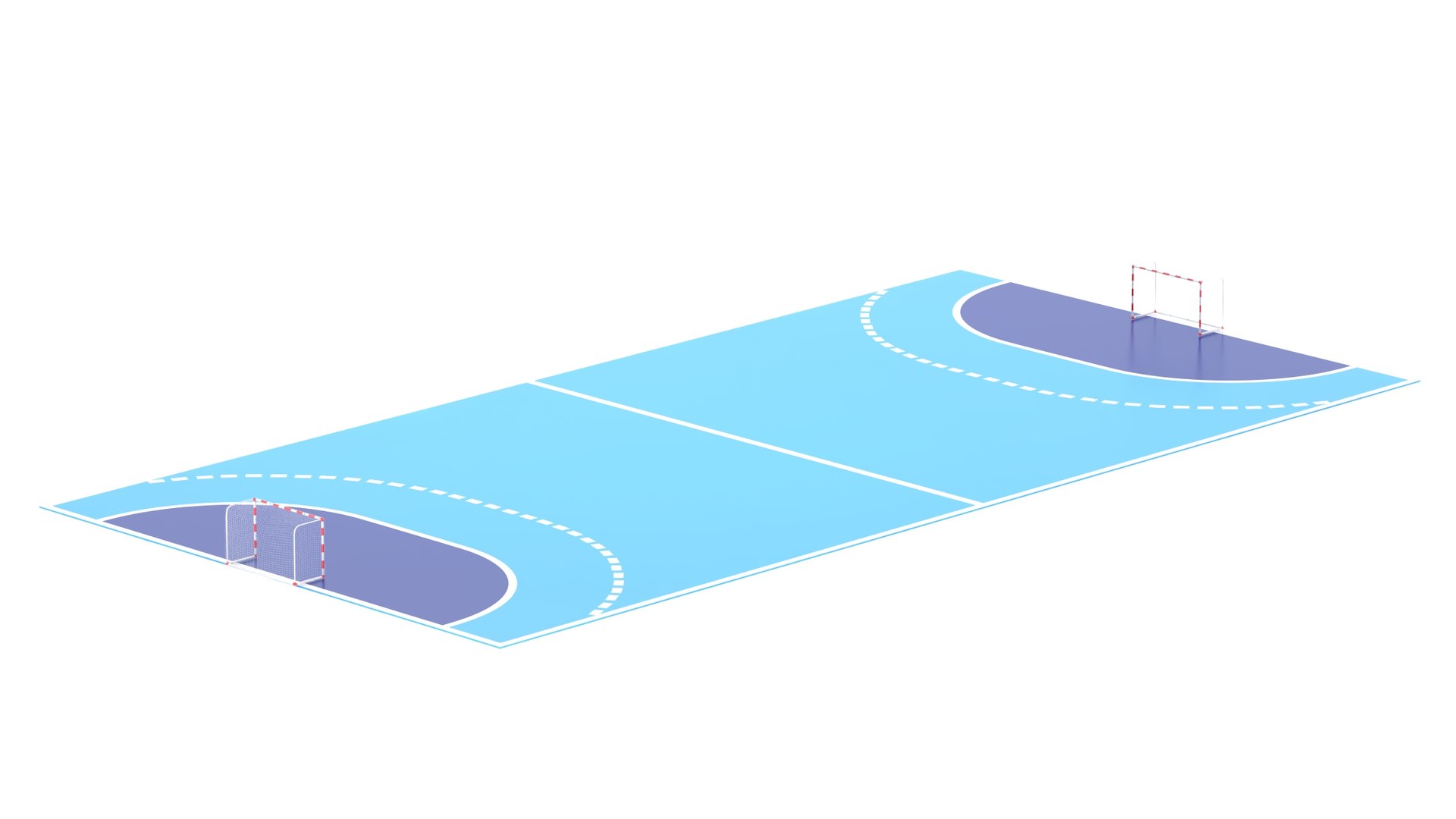 3D Handball Court Arena - TurboSquid 2372284