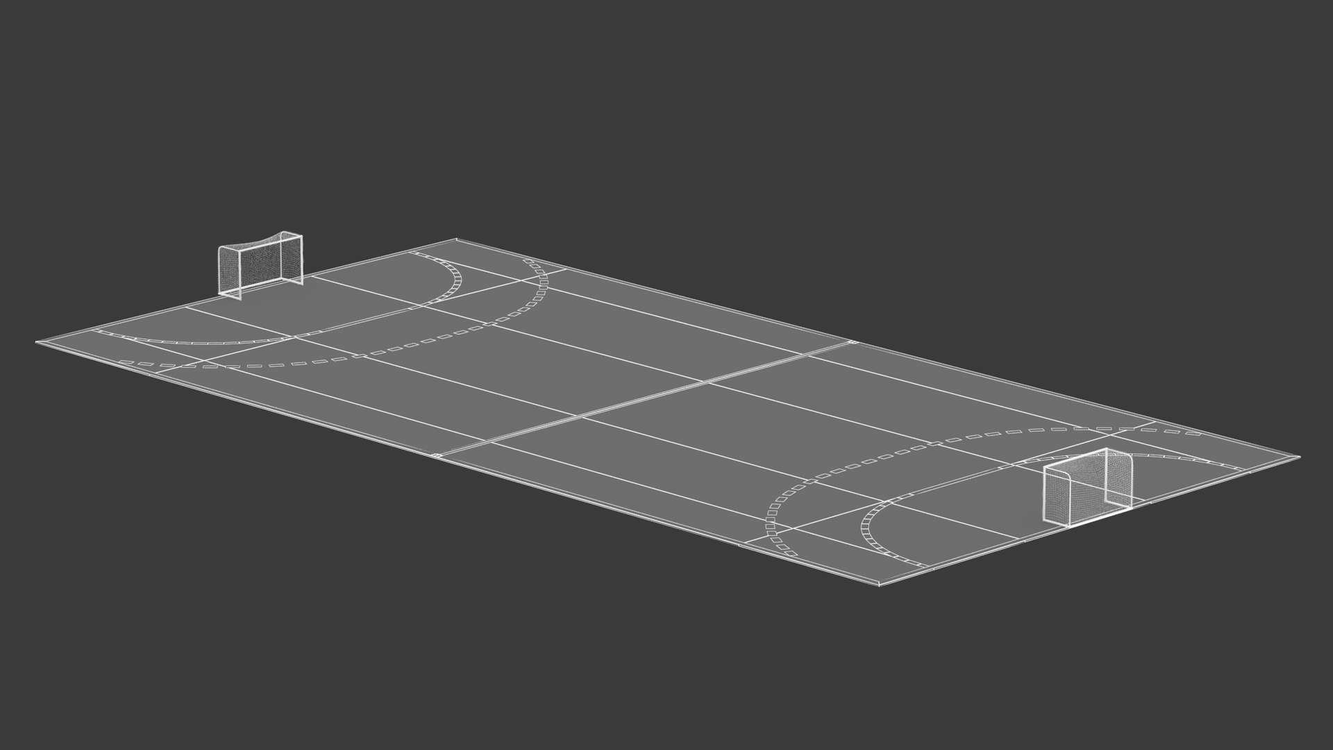 3D Handball Court Arena - TurboSquid 2372284