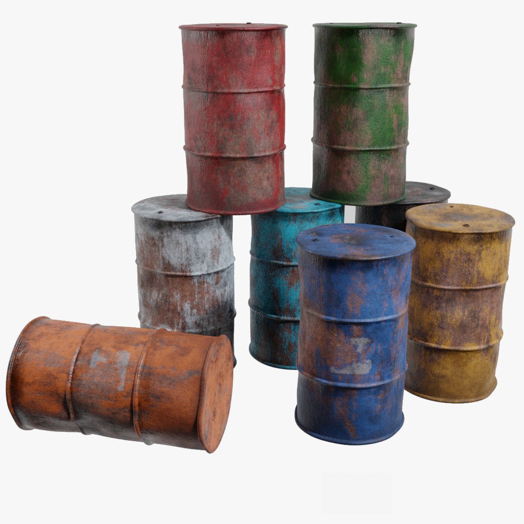Container Barrel Industrial Model - TurboSquid 1676414
