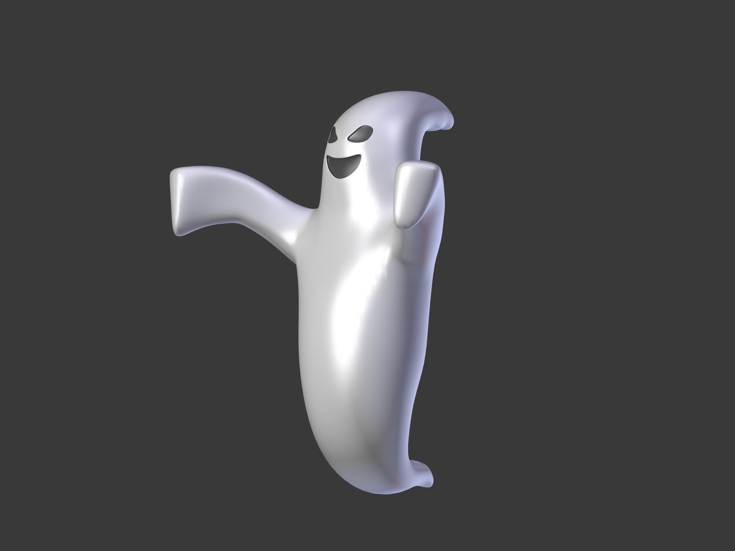 3D Ghost Cartoon - TurboSquid 1656268