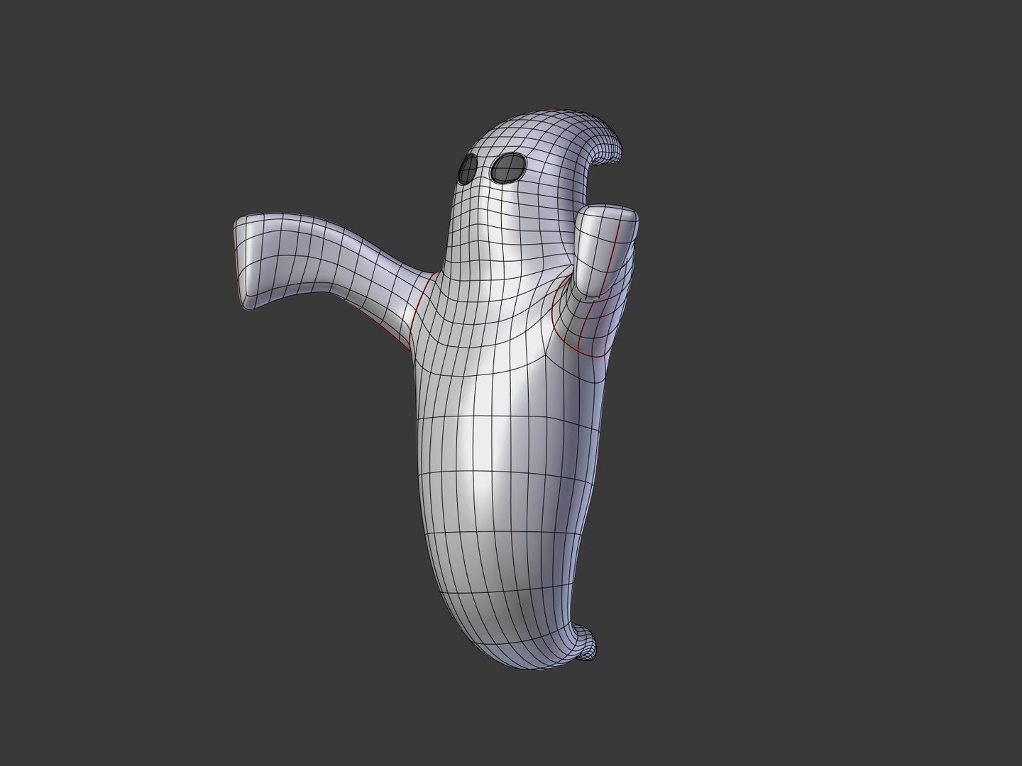 3D Ghost Cartoon - TurboSquid 1656268
