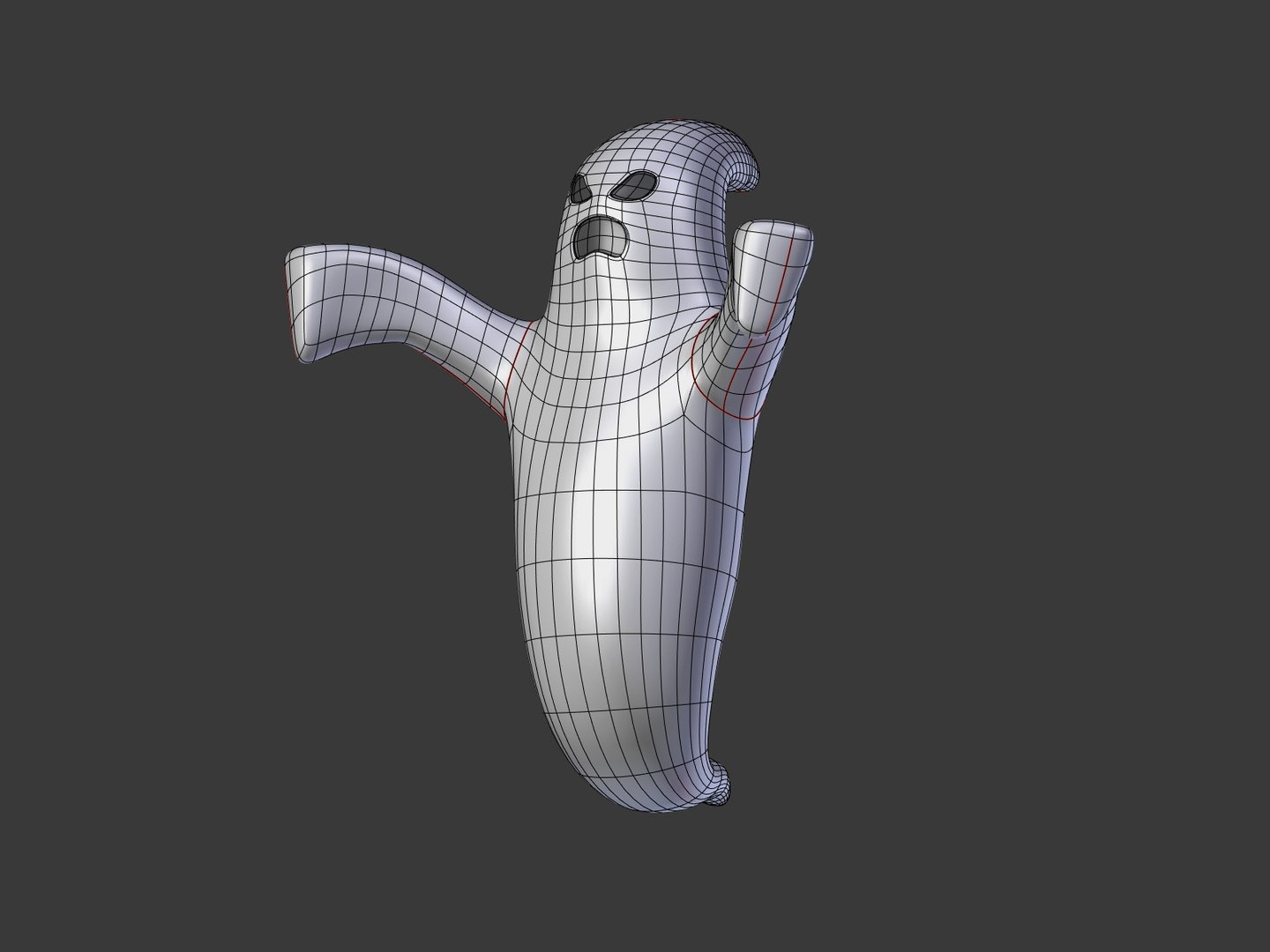 3D Ghost Cartoon - TurboSquid 1656268