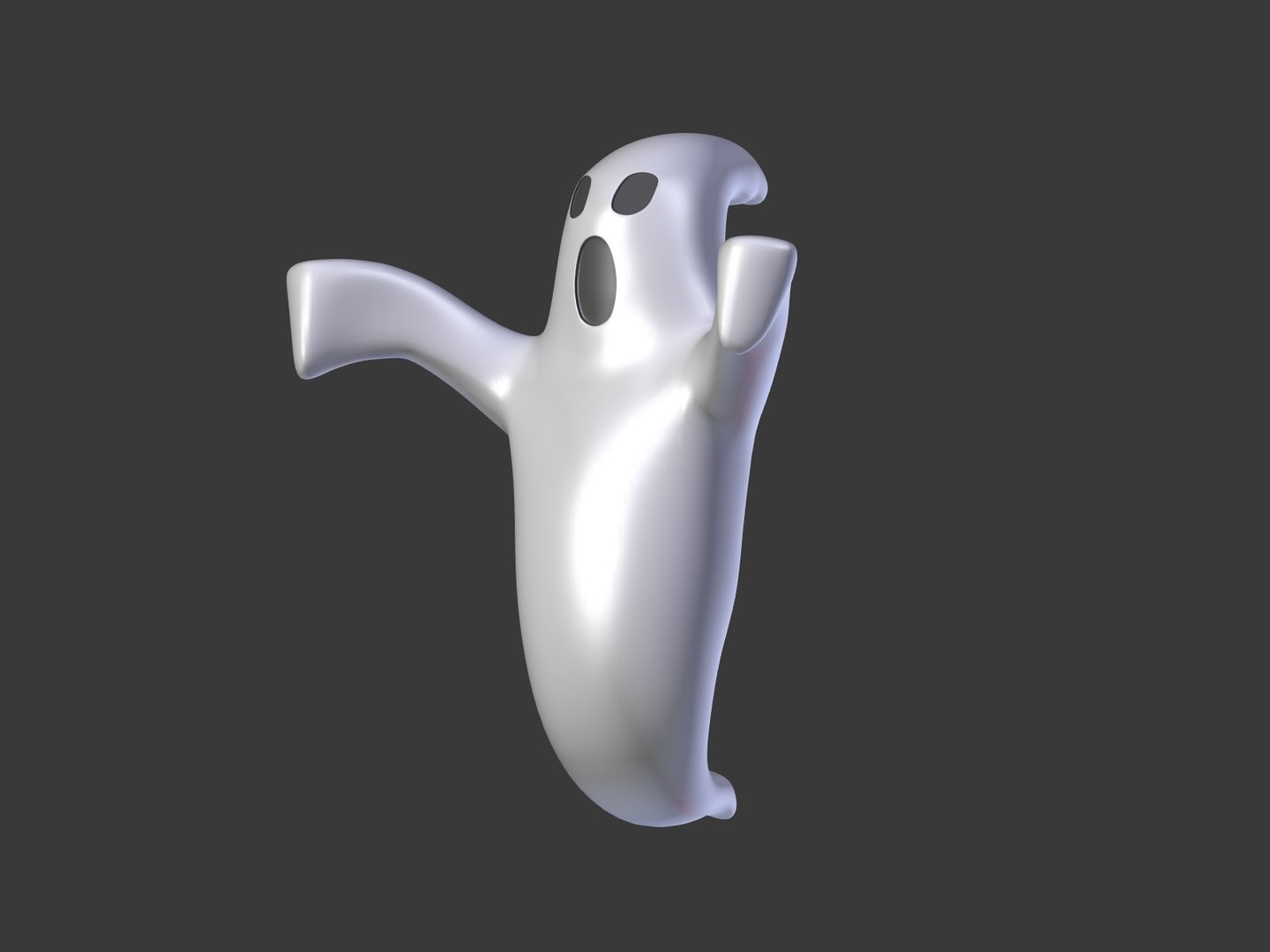 3D Ghost Cartoon - TurboSquid 1656268