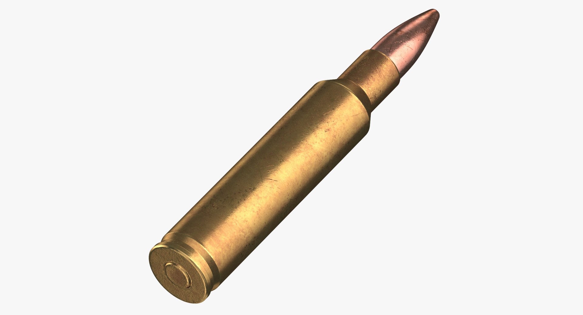 Bullet 45 mm nato 3D model - TurboSquid 1366748