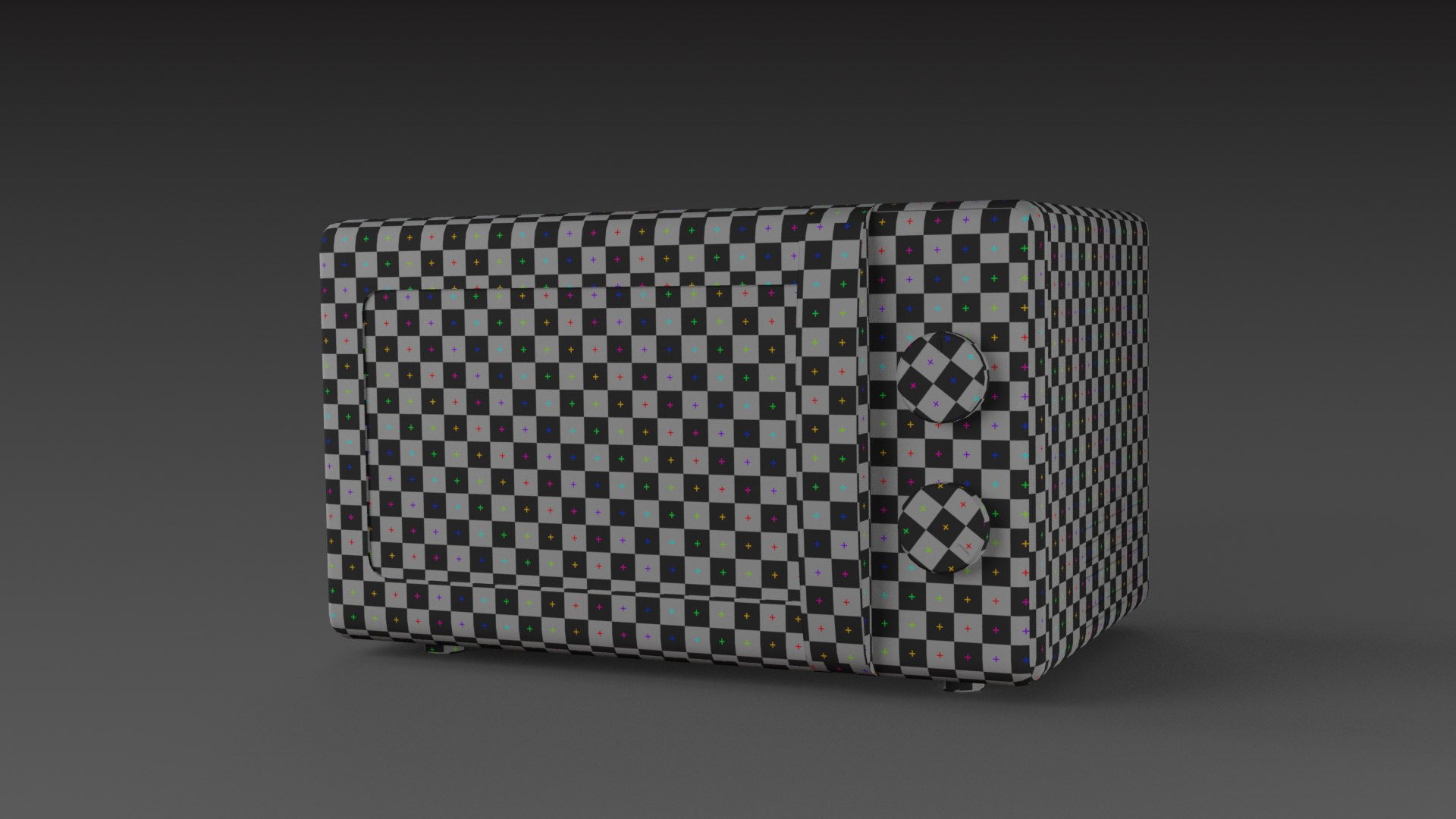 Microwave A1 Game-Ready 3D Model - TurboSquid 2109272