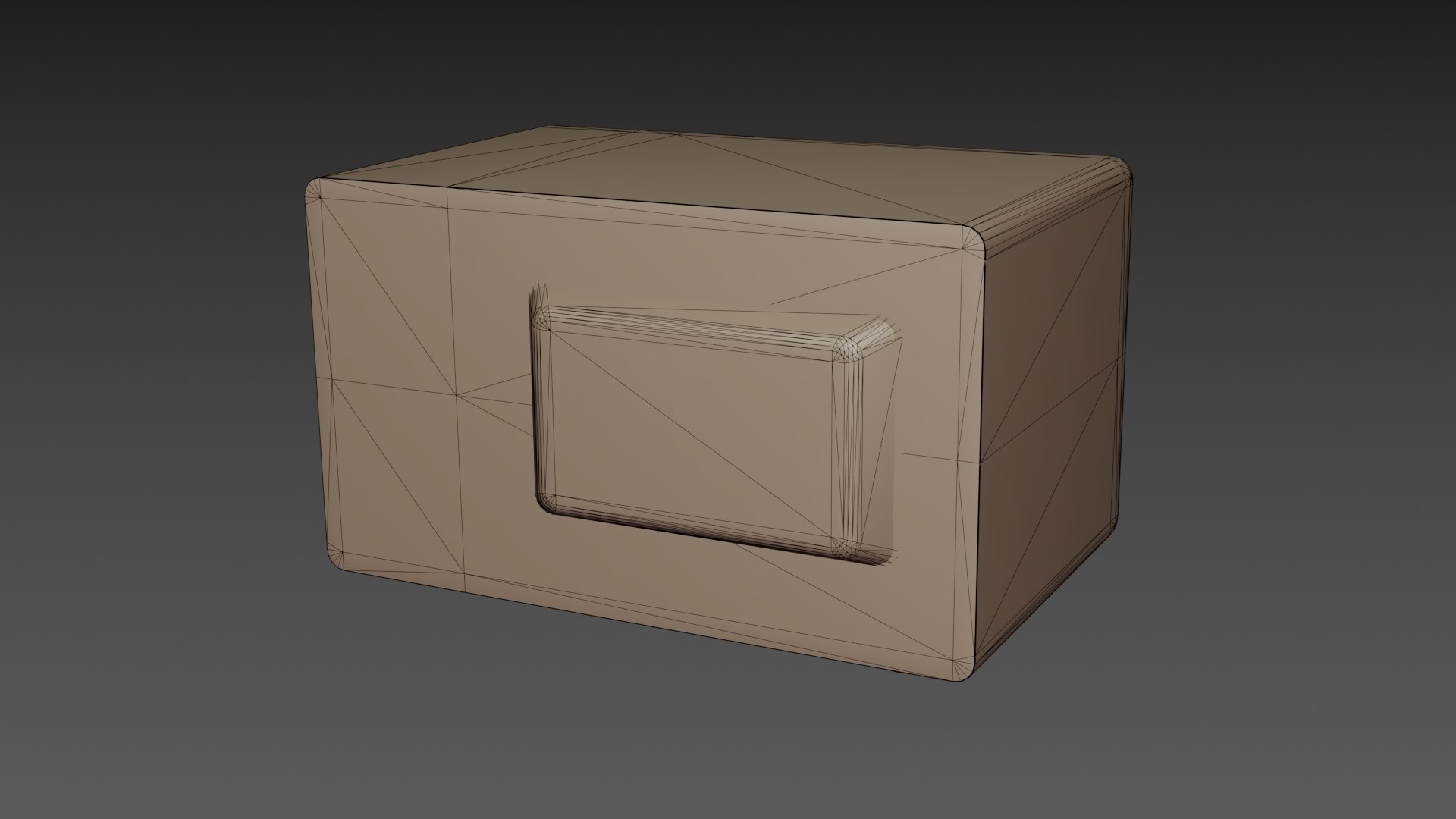 Microwave A1 Game-Ready 3D Model - TurboSquid 2109272