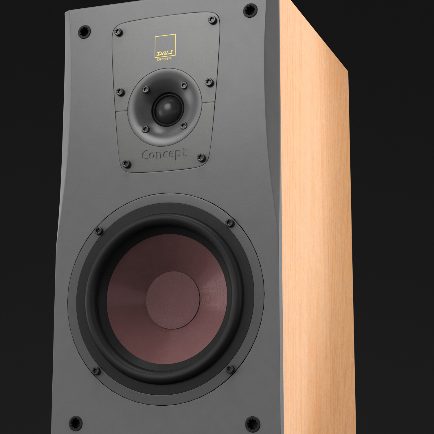 dali concept 6 speaker 3d model