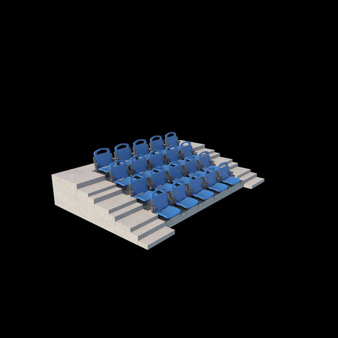 Stadium Seat 3D Model 3D - TurboSquid 2361136