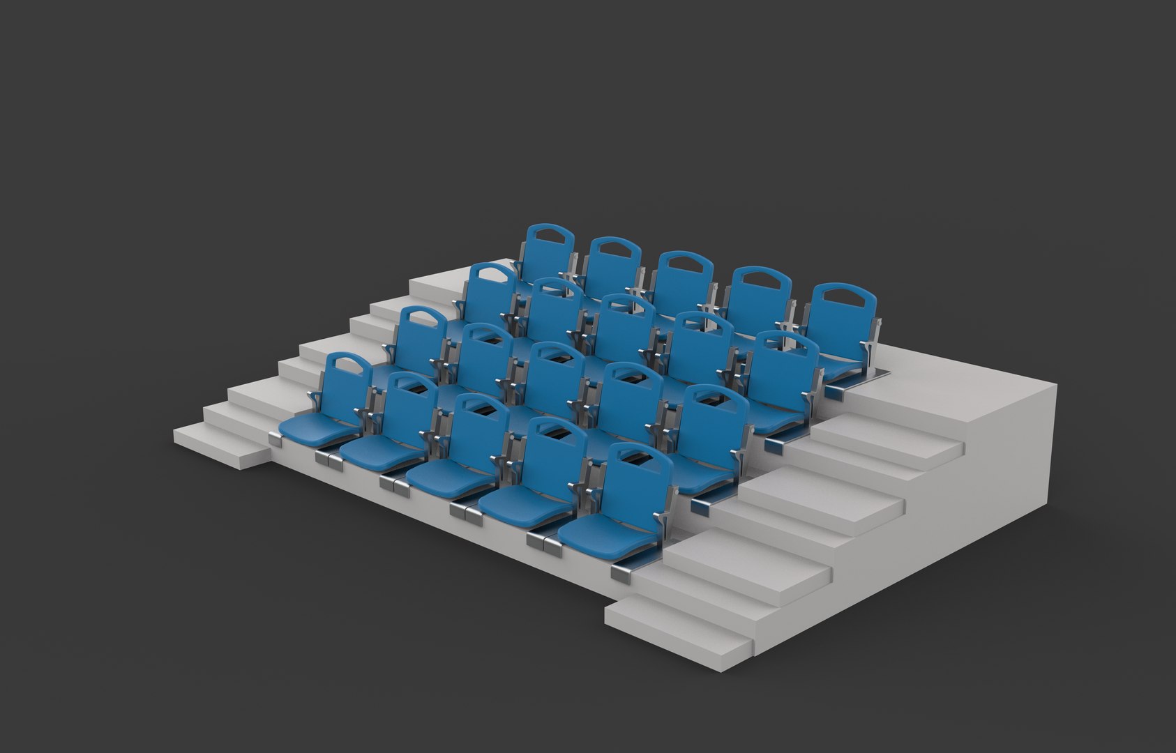 Stadium Seat 3D Model 3D - TurboSquid 2361136