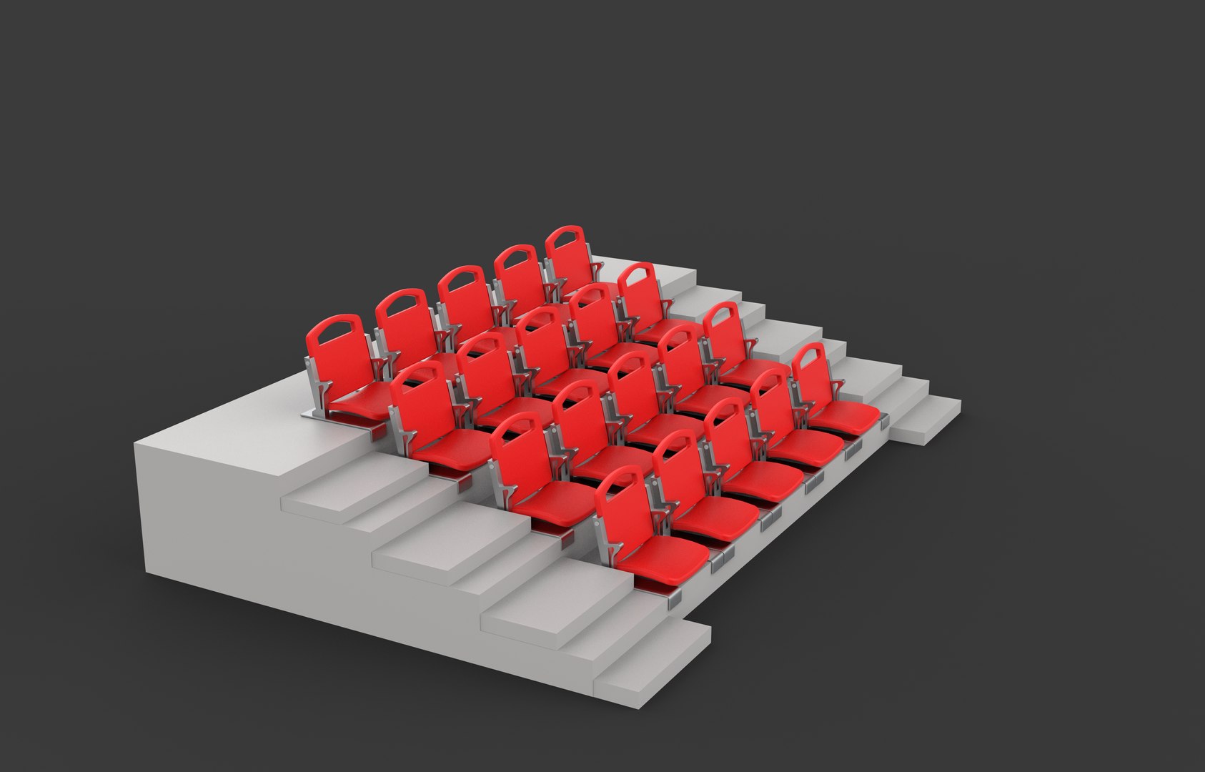 Stadium Seat 3D Model 3D - TurboSquid 2361136