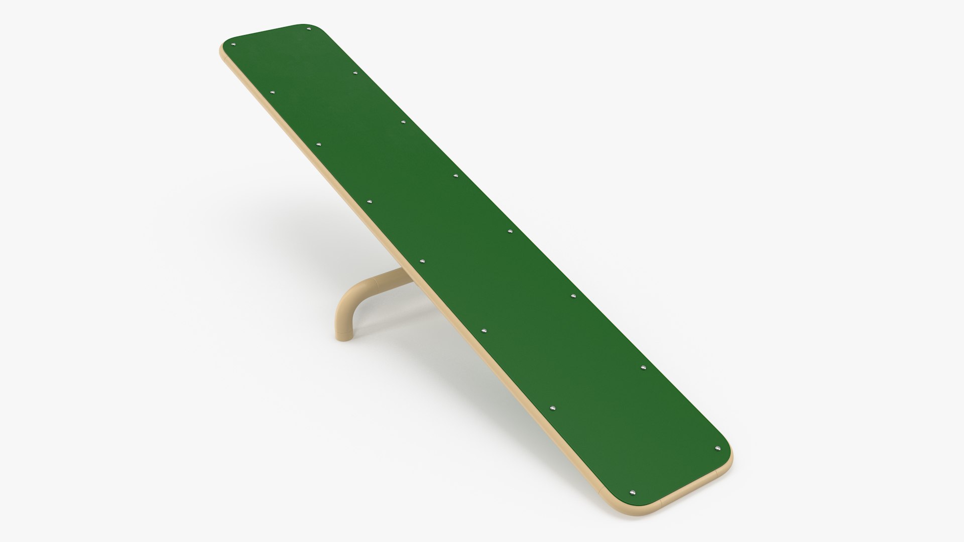 Dog Park Teeter Totter Green 3D model - TurboSquid 2052627