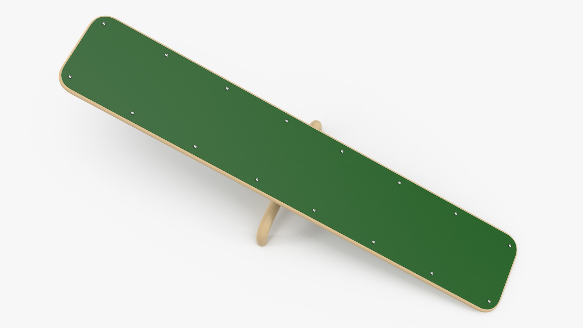 Dog Park Teeter Totter Green 3D Model - TurboSquid 2052627