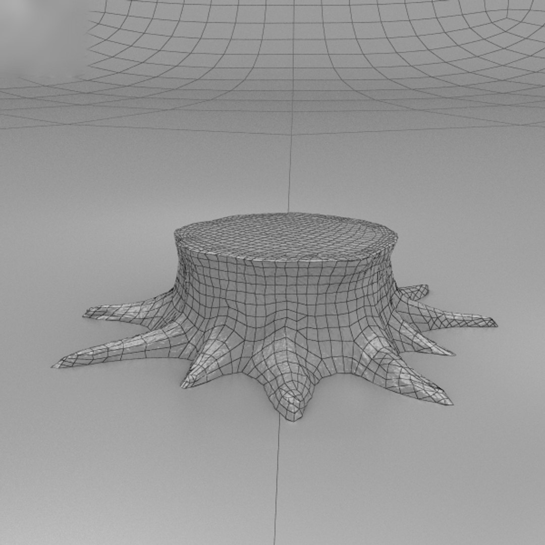 Tree stump 3D model - TurboSquid 1372624