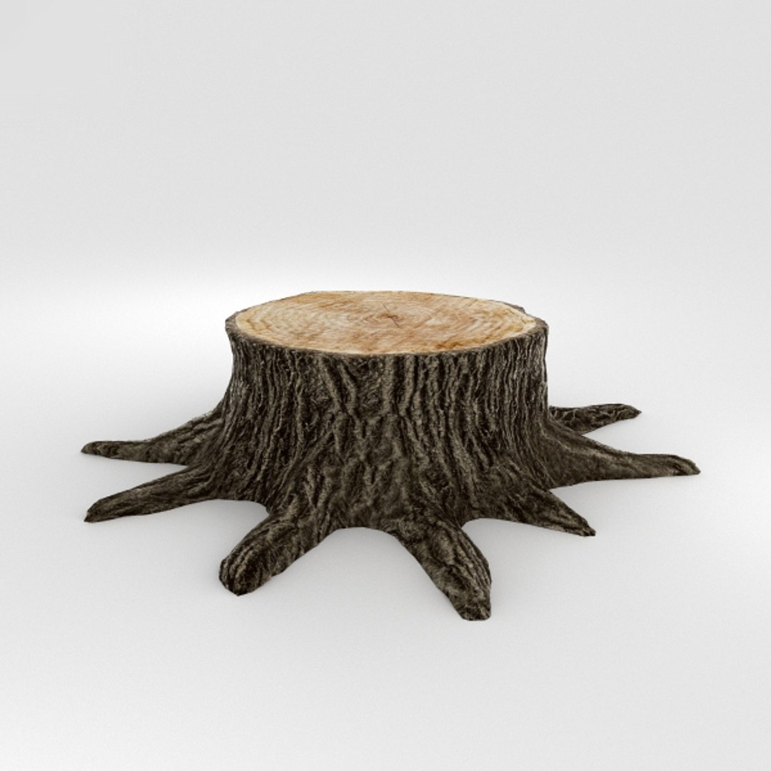 Tree stump 3D model - TurboSquid 1372624