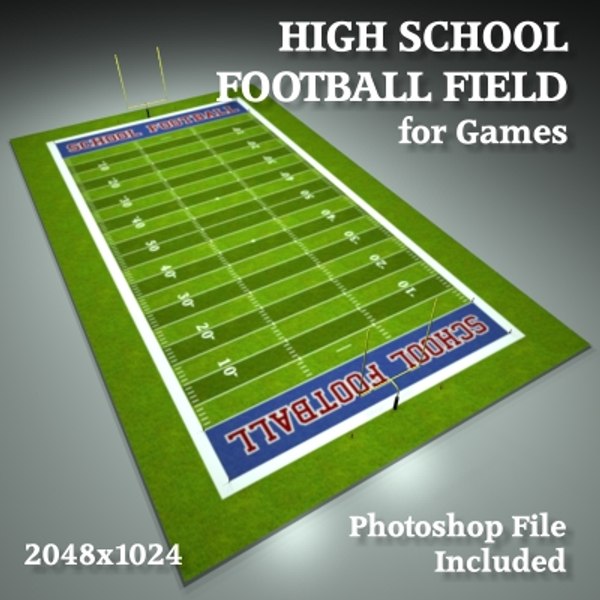 Football Field 3D Models for Download | TurboSquid
