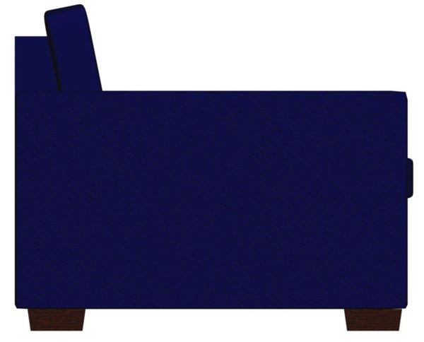 3d blue modern chair model