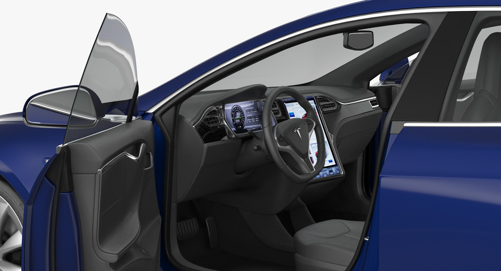 Tesla s p100d 2015 3D - TurboSquid 1154225