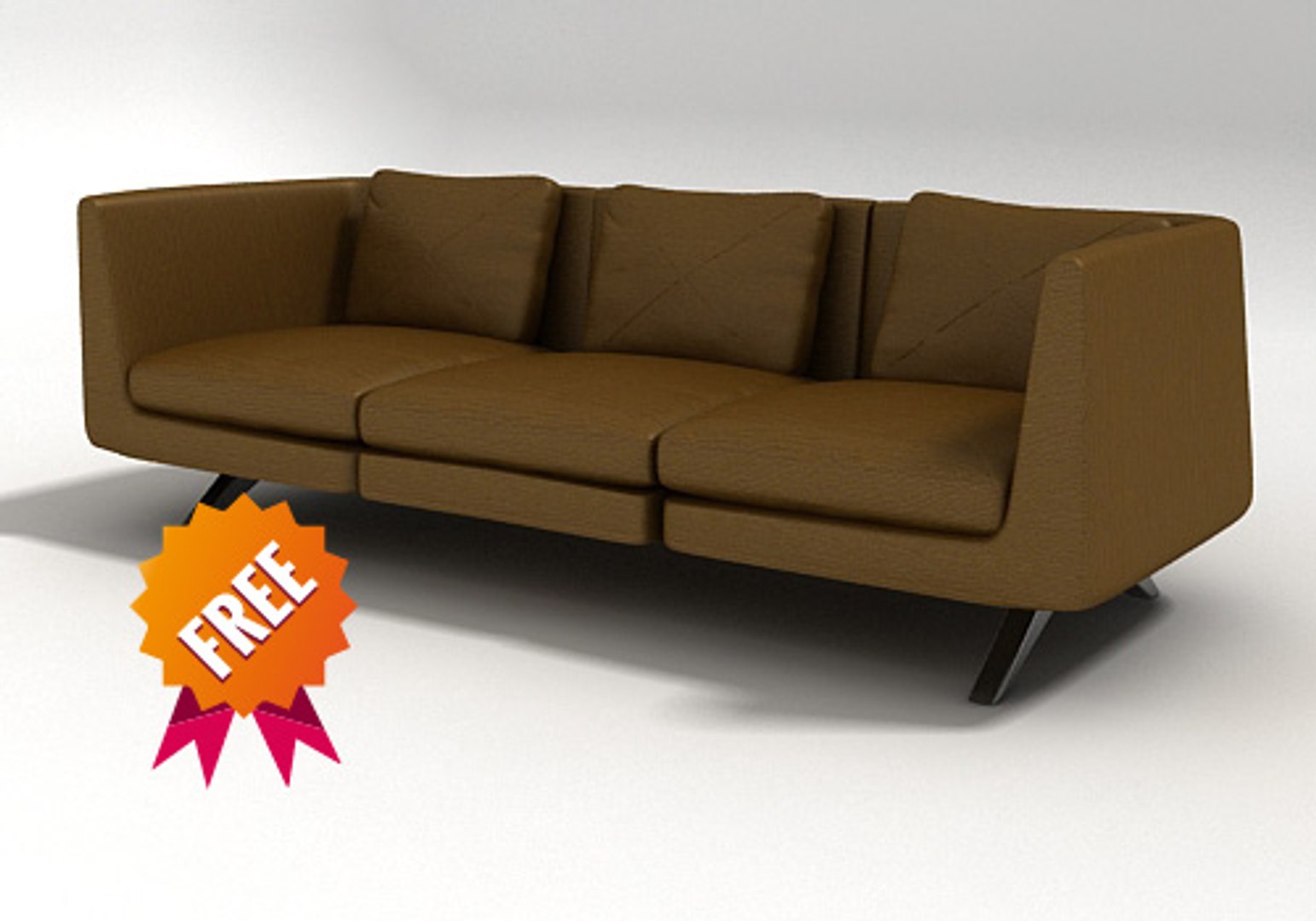 Free 3ds Model Modelled Hepburn Modular Sofa