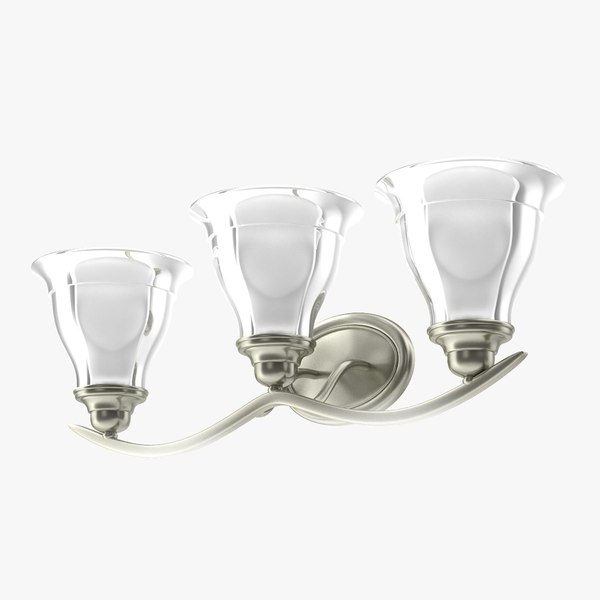 bathroom vanity light 3d model