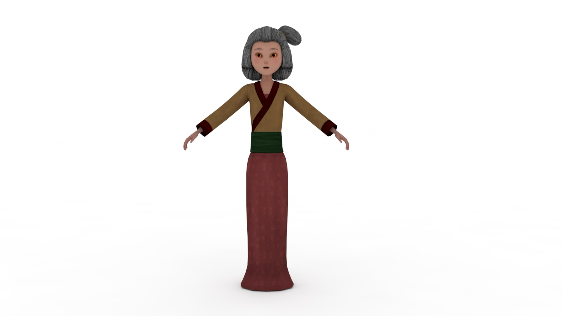 Chinese Woman 3D Model - TurboSquid 2336828