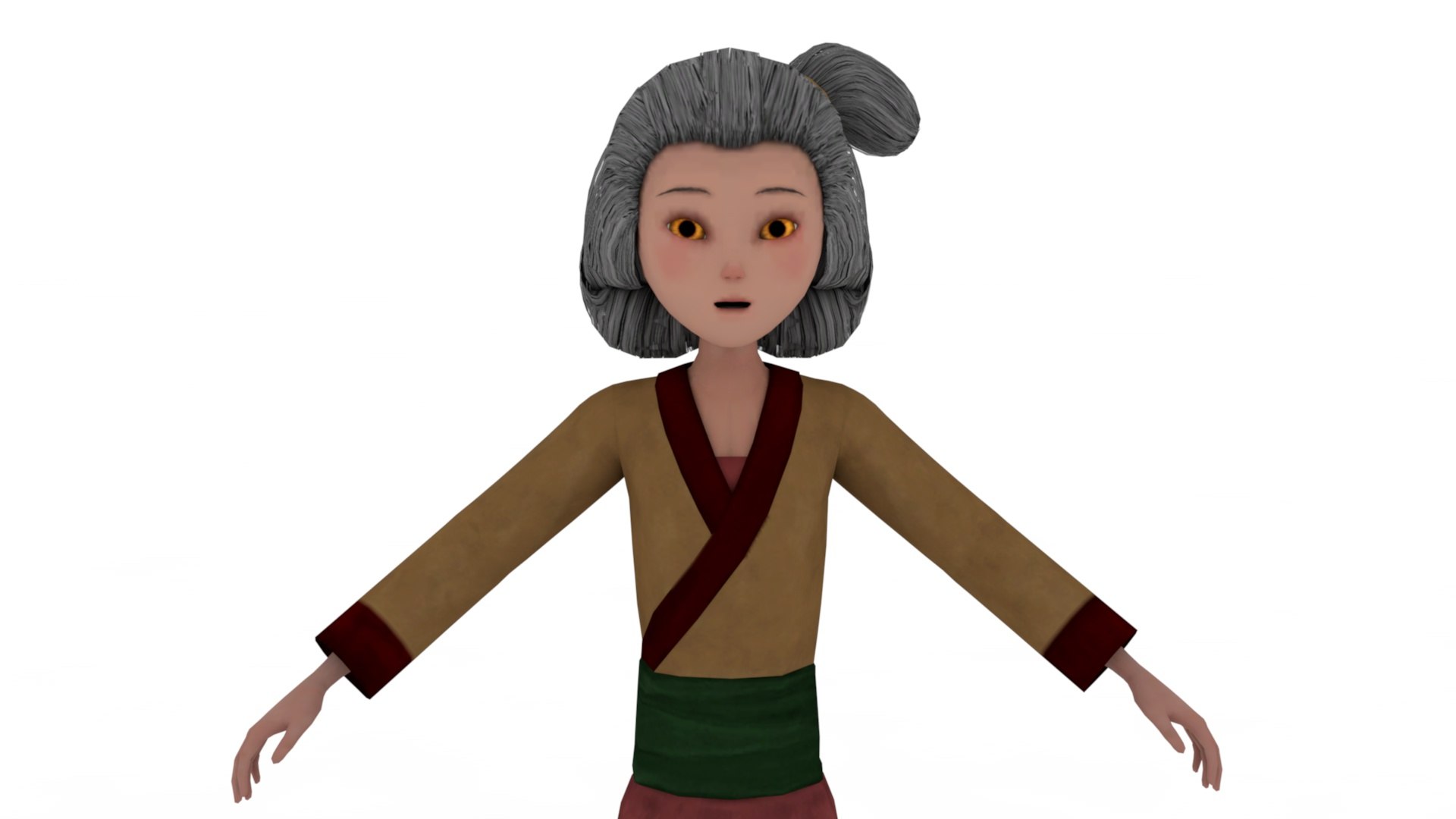 Chinese Woman 3D Model - TurboSquid 2336828