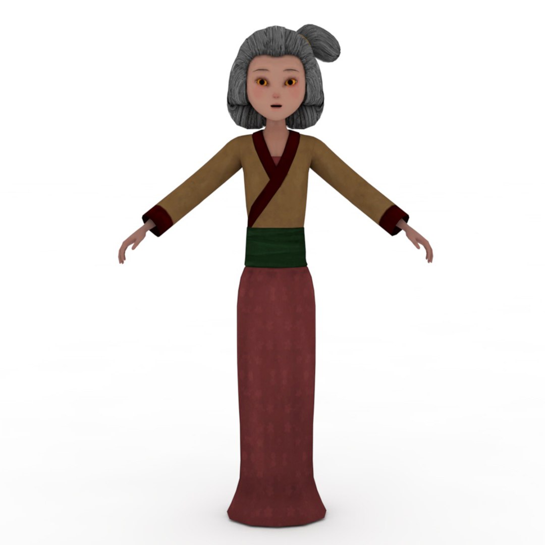 Chinese Woman 3D Model - TurboSquid 2336828