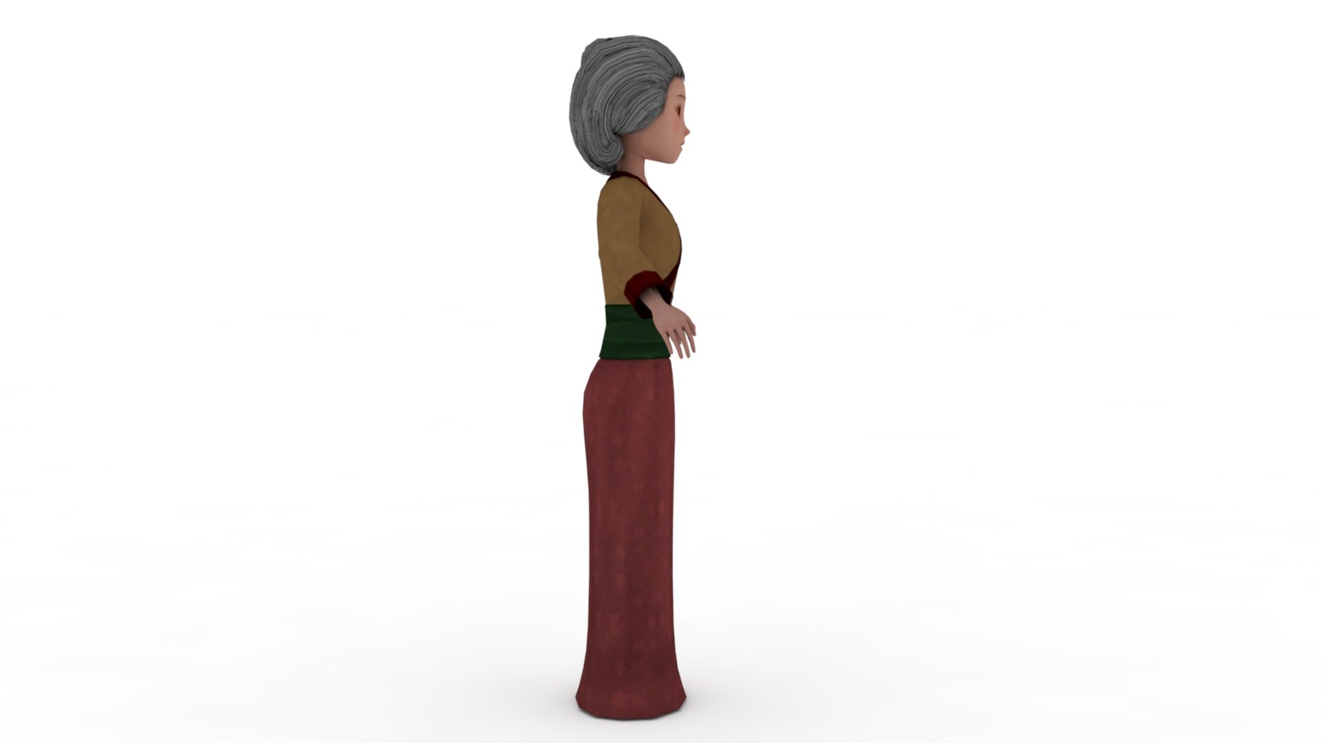 Chinese Woman 3D Model - TurboSquid 2336828