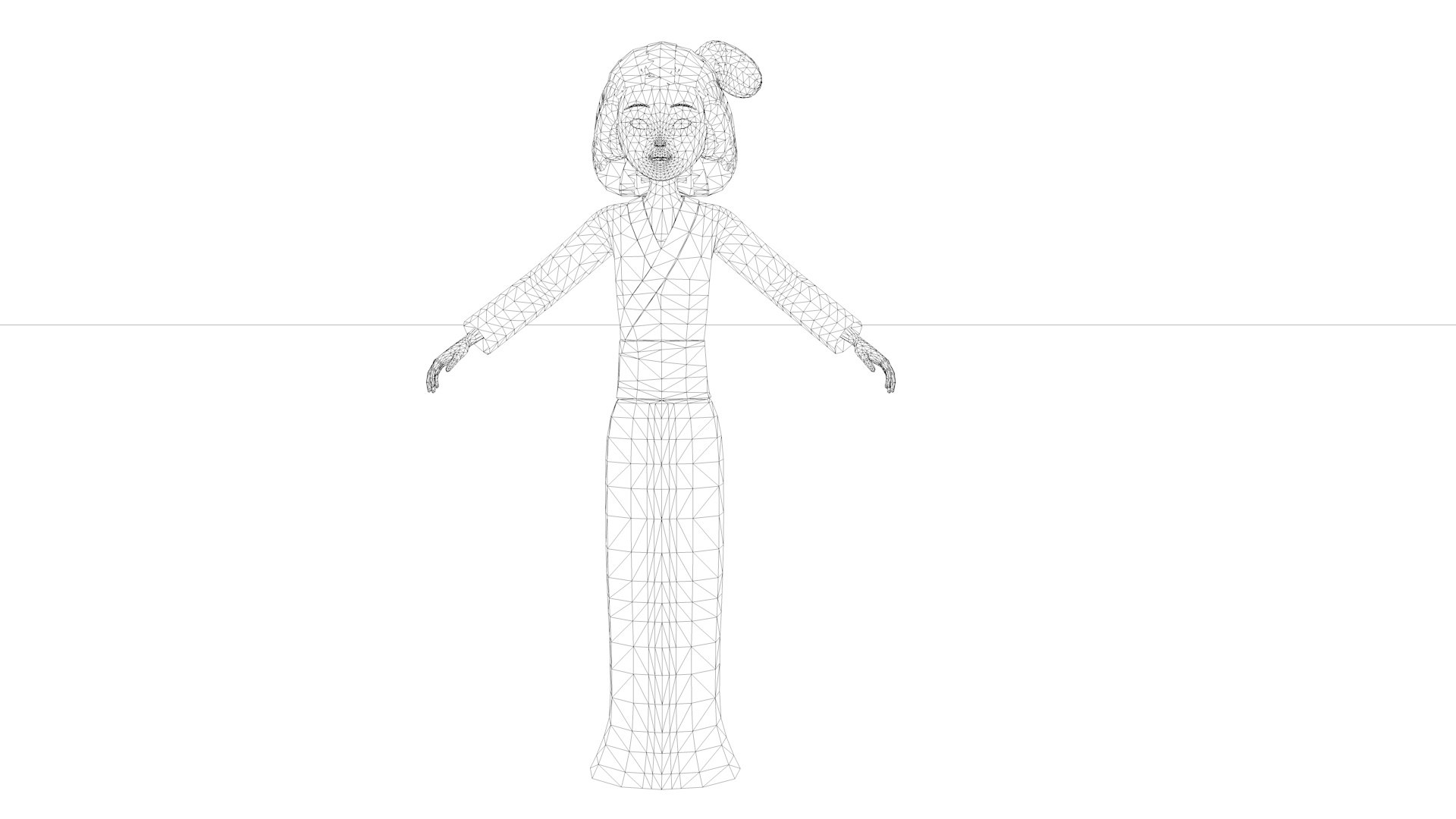 Chinese Woman 3D Model - TurboSquid 2336828
