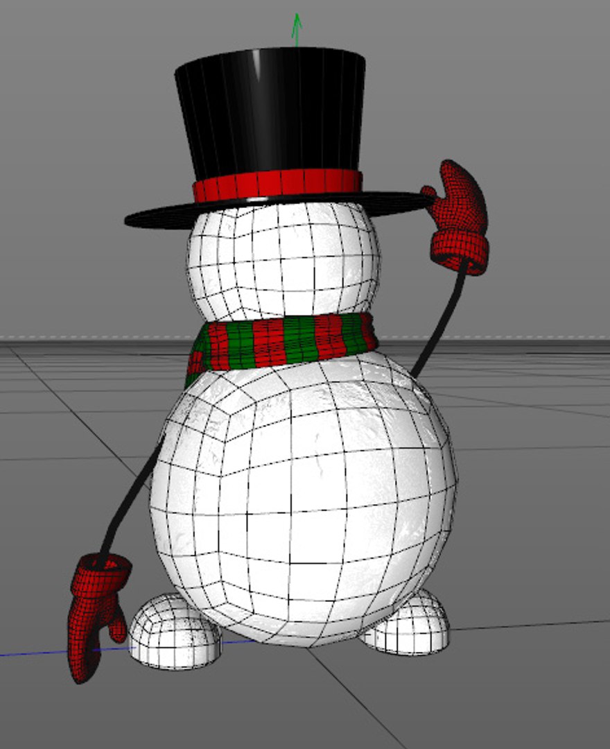3D Snow Snowman Model - TurboSquid 1234324