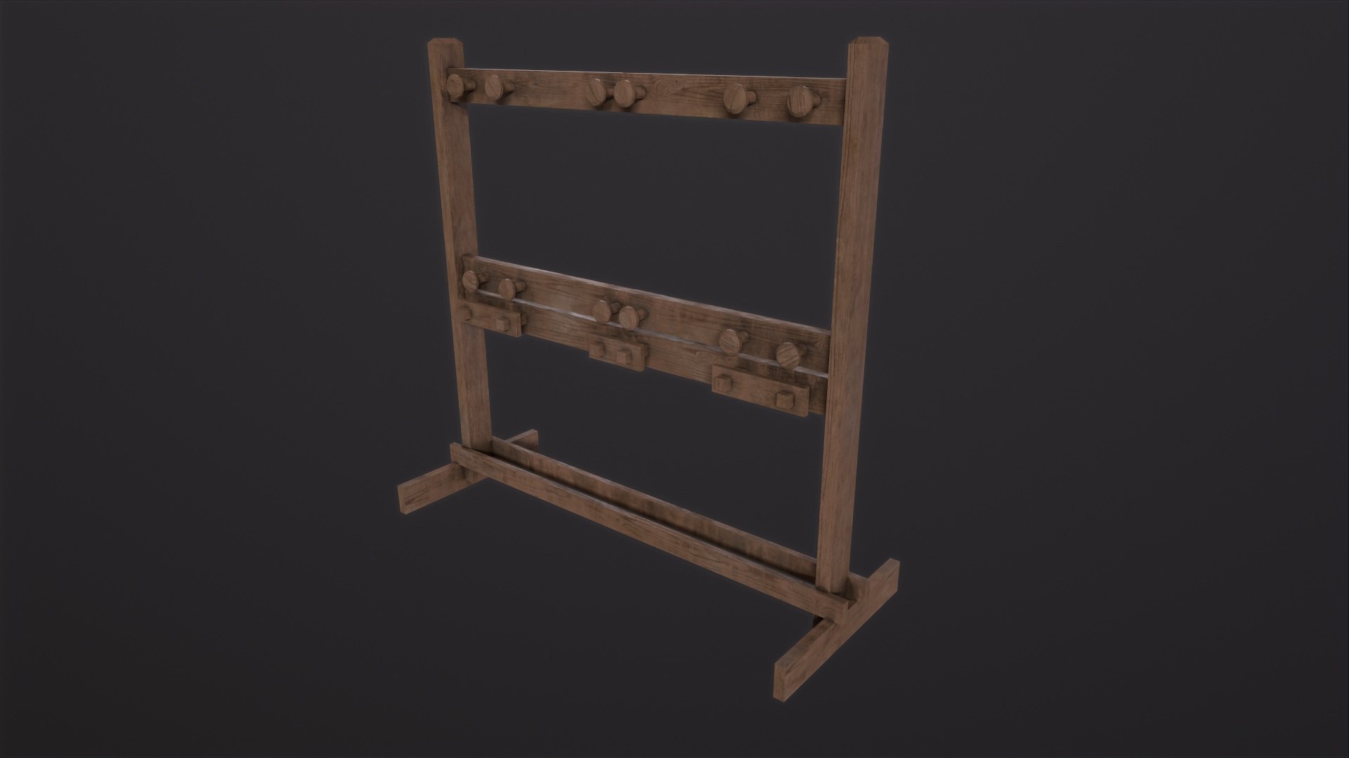 Weapon Rack 3D Model - TurboSquid 2117466