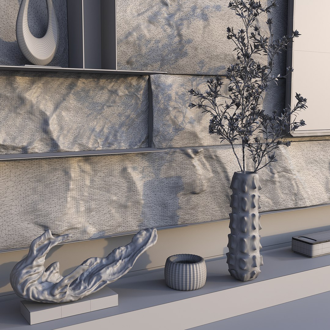3D Model TV Stone Wall - TurboSquid 2047432