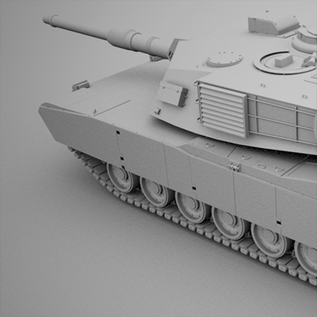 3d Model Abrams Tank