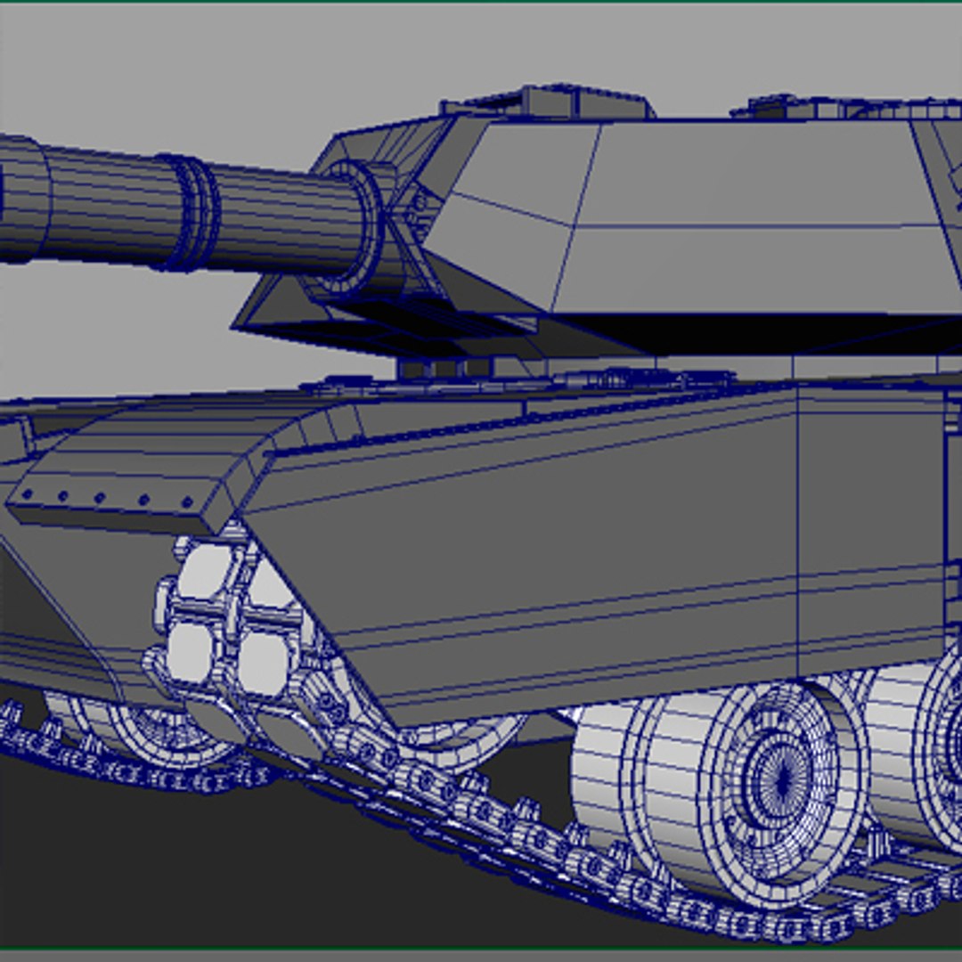3d Model Abrams Tank