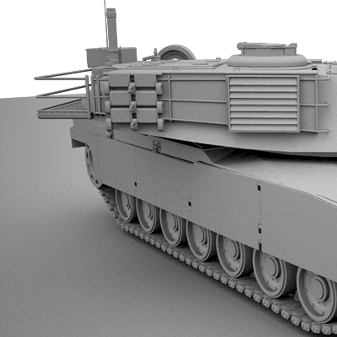3d Model Abrams Tank