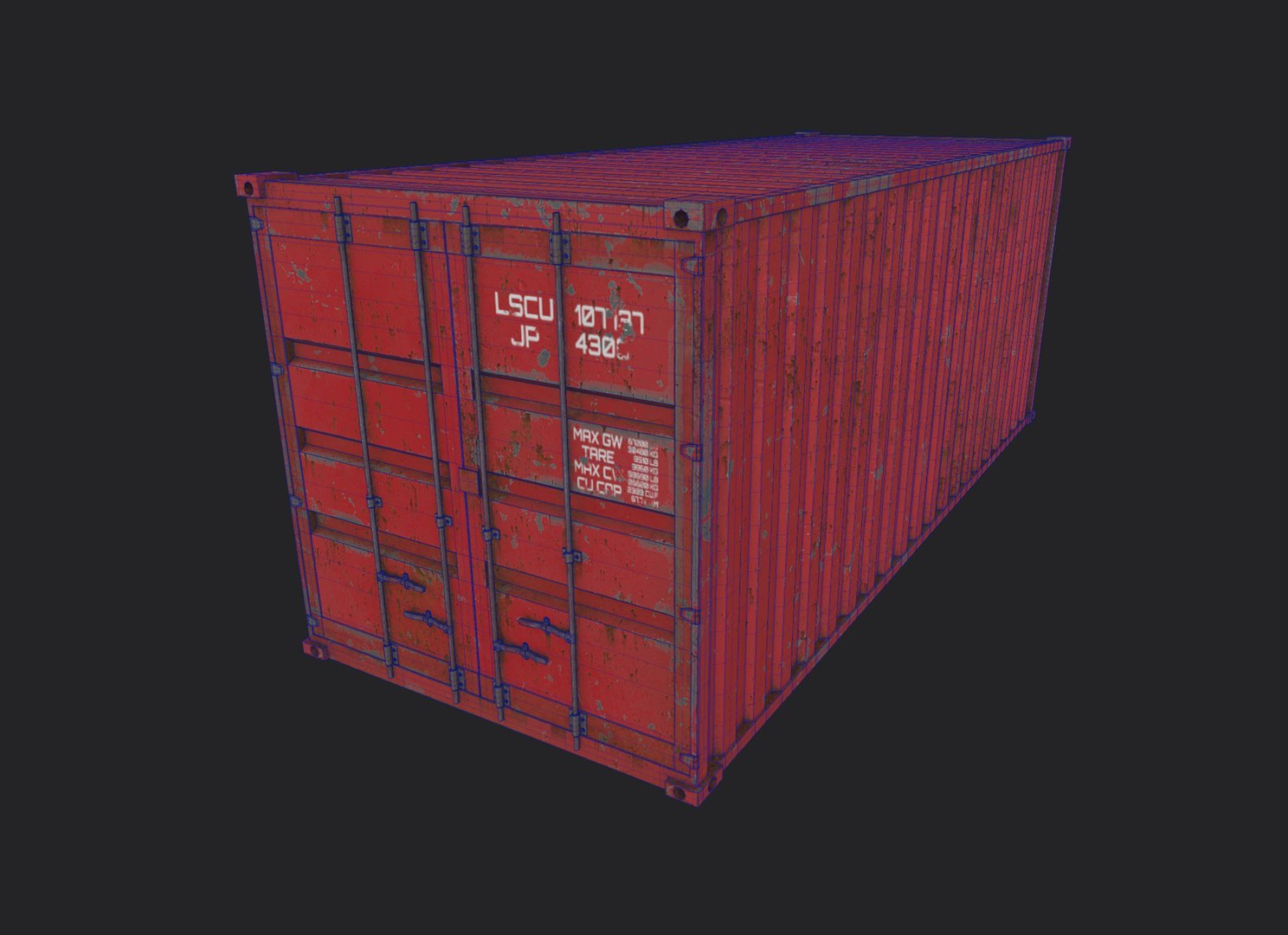 3D Container Model - TurboSquid 2147802