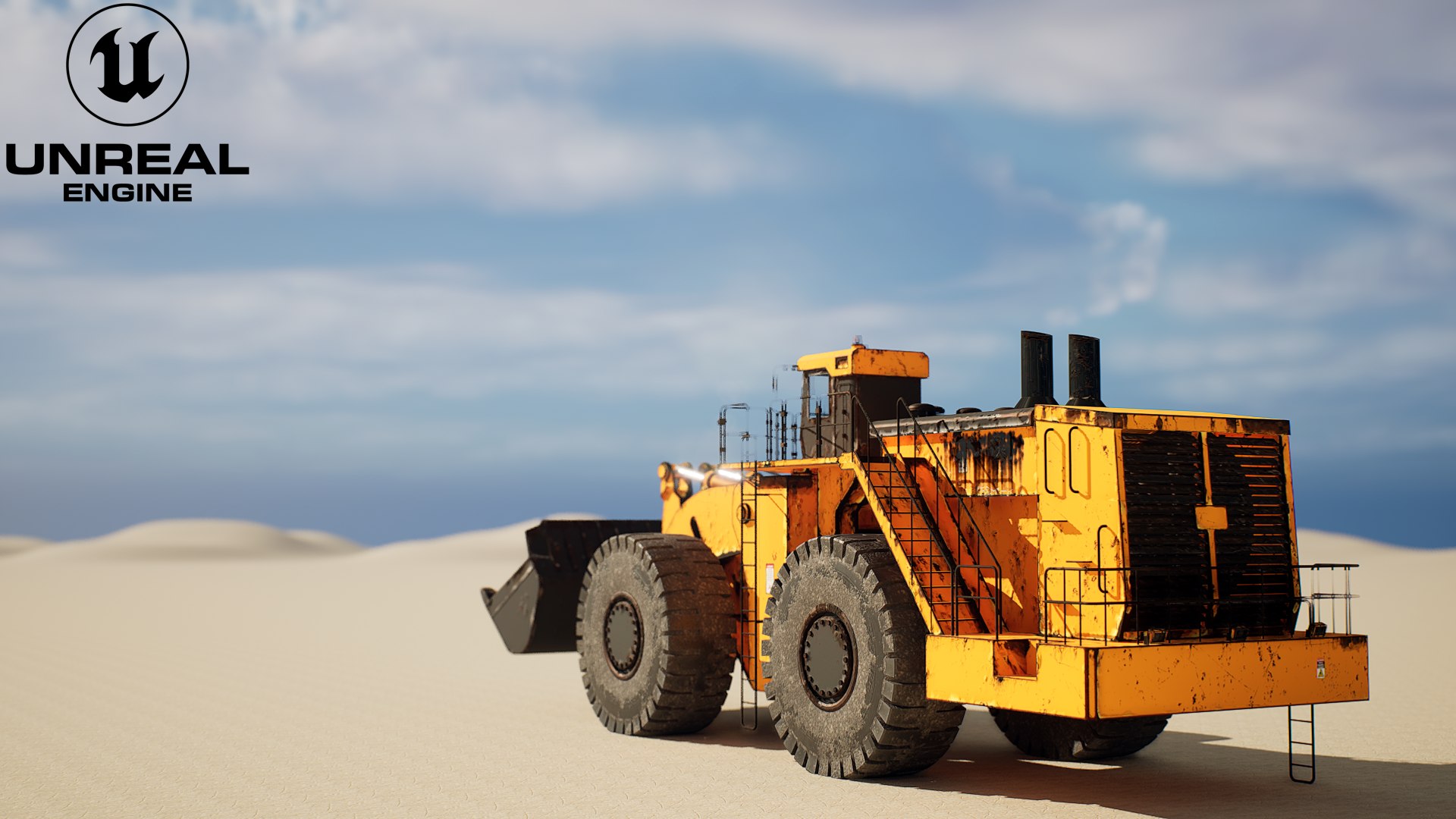 3D Heavy Wheeled Loader Rusted - TurboSquid 2057591