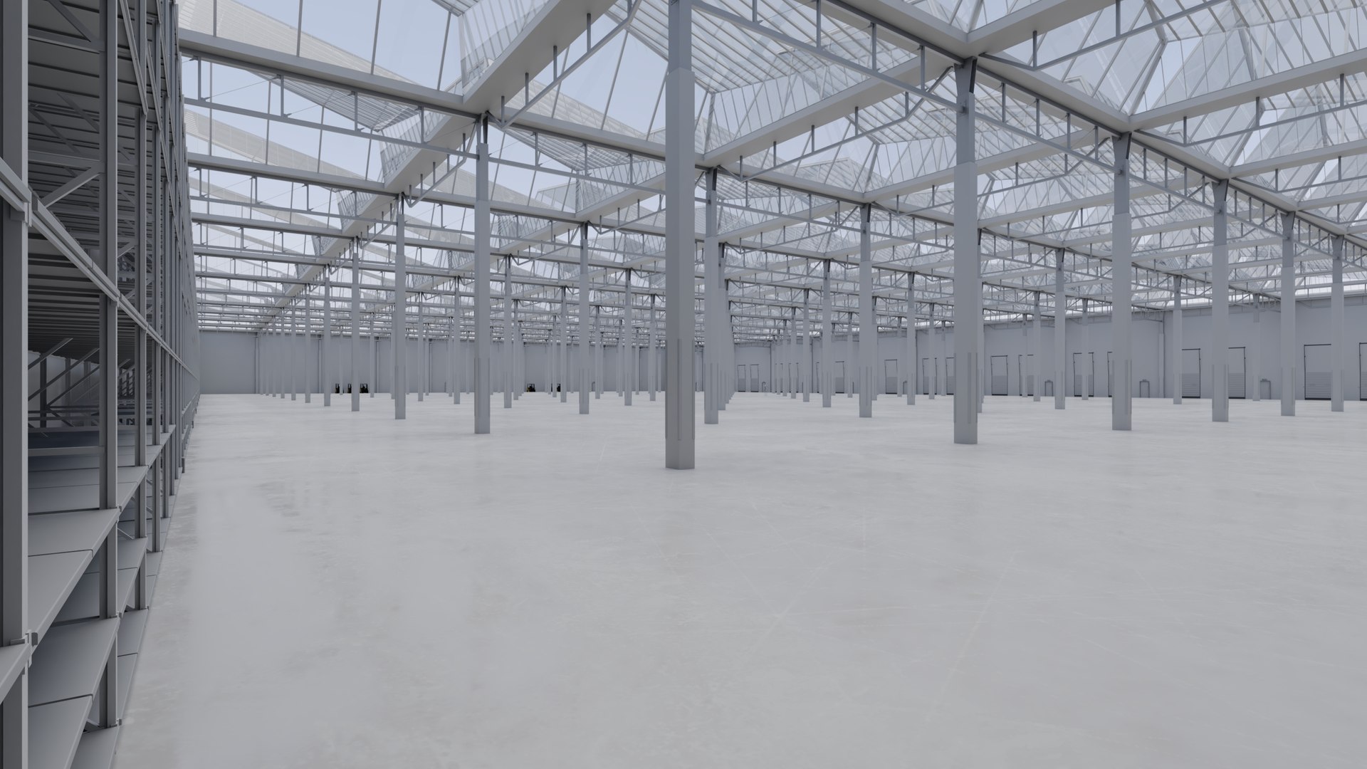 3D Industrial Building Interior 4 Model - TurboSquid 1269810
