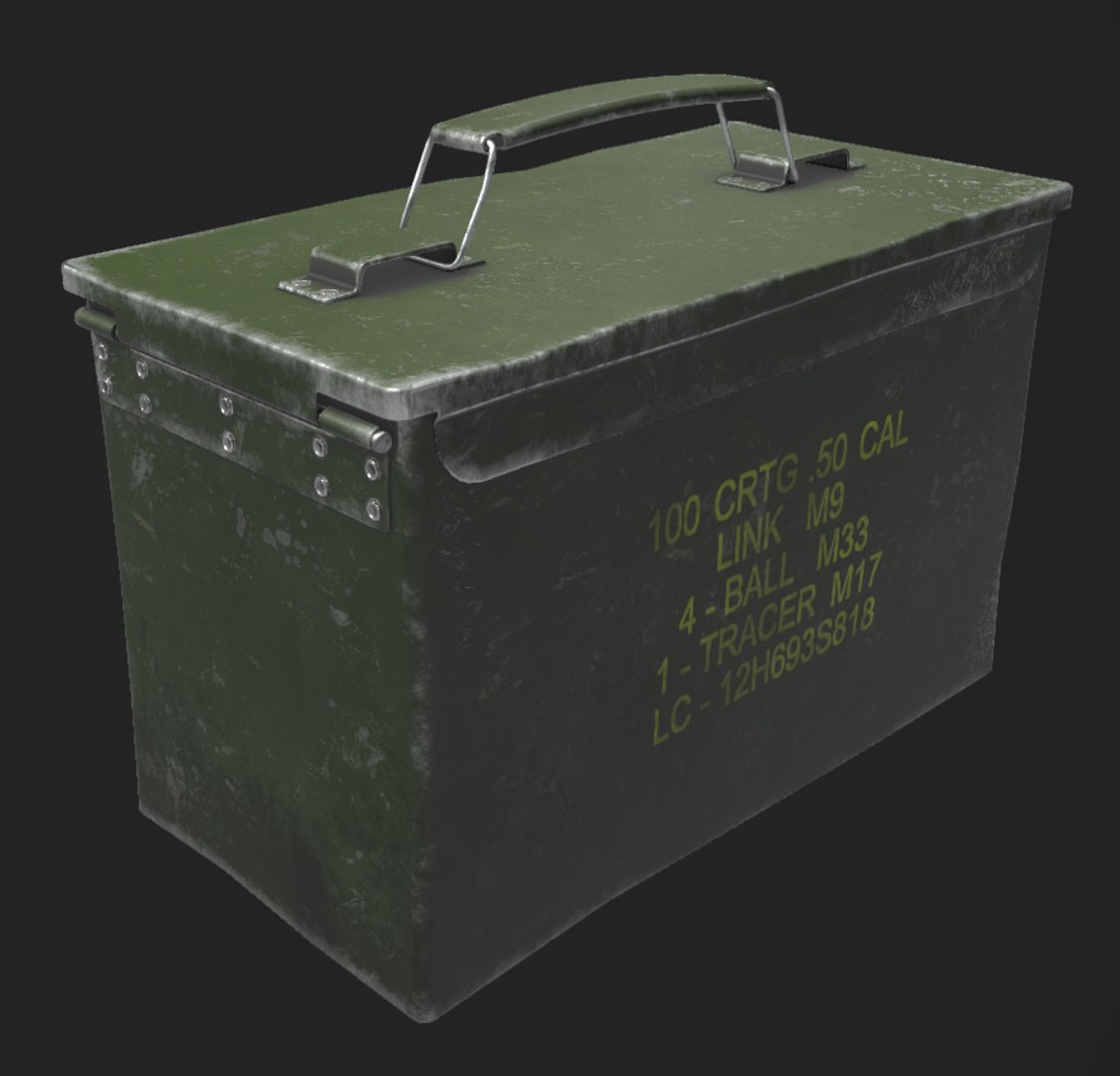Ammo Box 3D Model - TurboSquid 1221845
