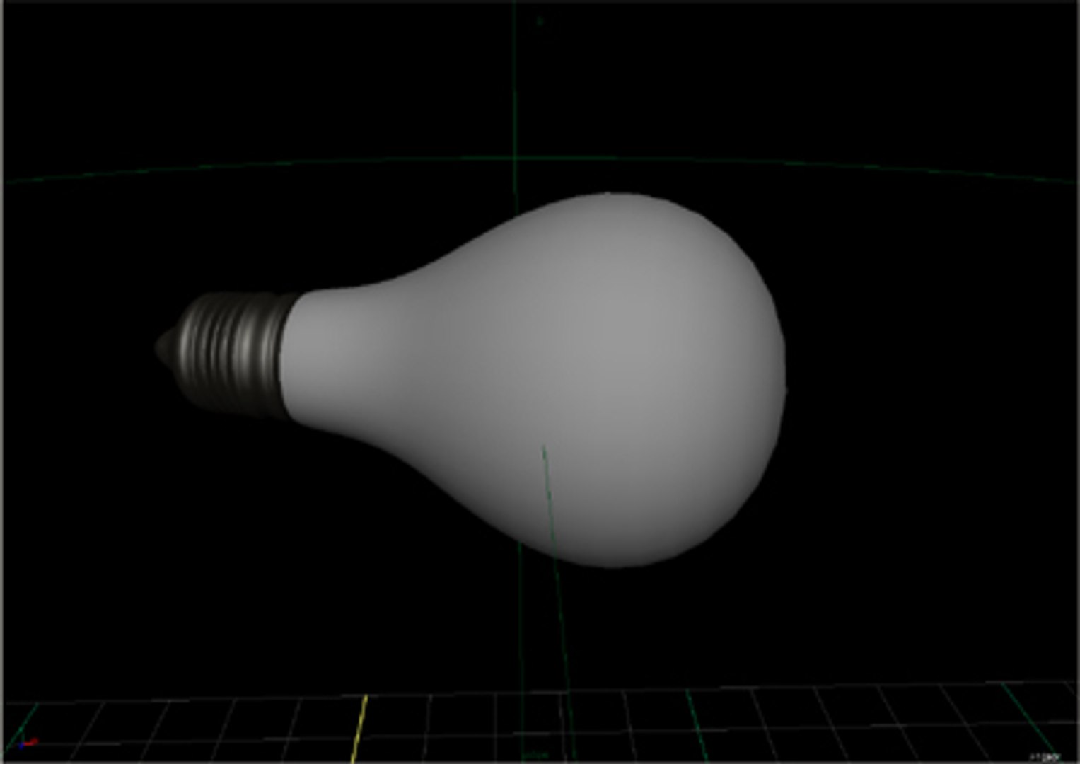 3d Light Bulb Model